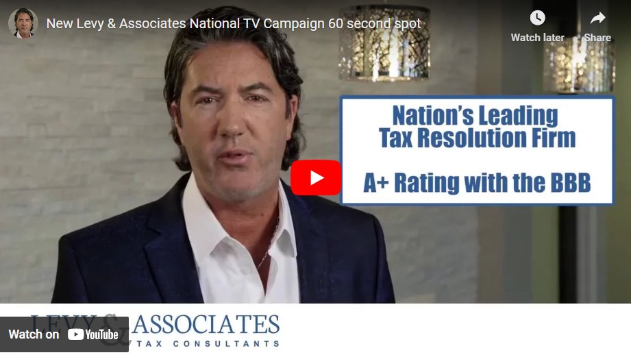 New Levy & Associates National TV Campaign 60 second spot